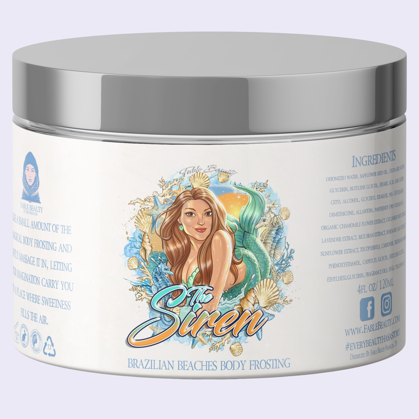 The Siren - Body Frosting - Pistachio Creme & Salted Vanilla Woods ...